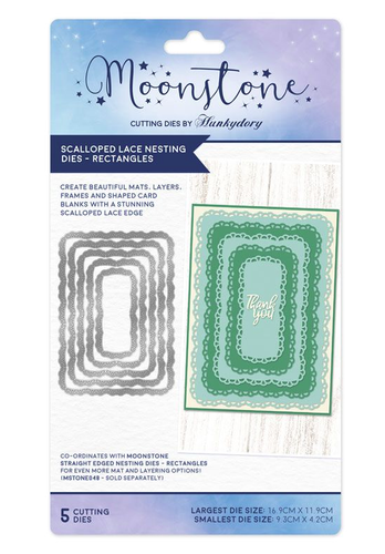 Scalloped Lace Nesting Dies - Rectangles | towercrafts