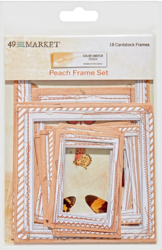 Color Swatch Peach Frame Set | towercrafts