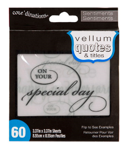 Vellum Quotes - Sentiments | towercrafts