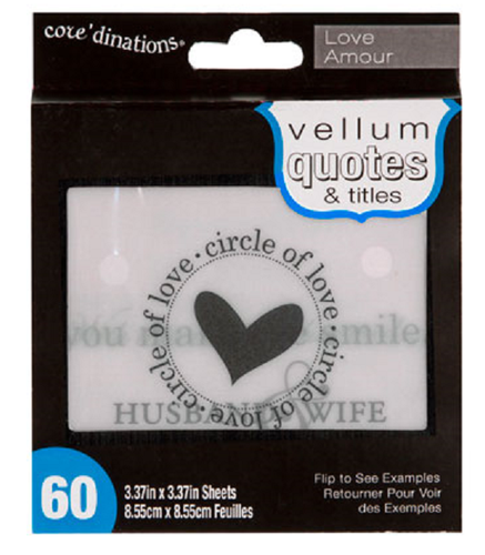 Vellum Quotes - Love | towercrafts