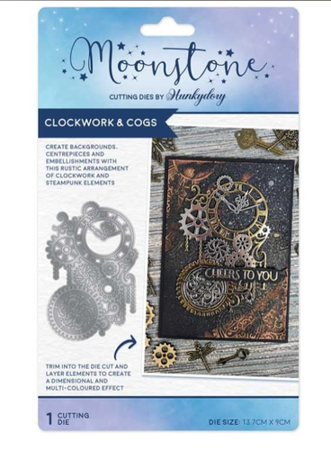 Clockwork & Cogs Moonstone Die | towercrafts