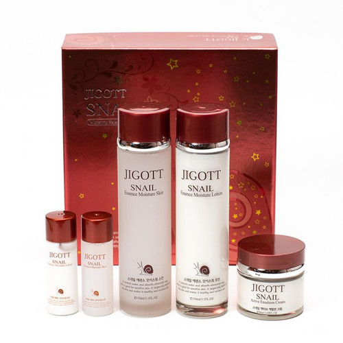 JIGOTT Snail Essence Moisture Skin Care 3SET | Korean Cosmetics
