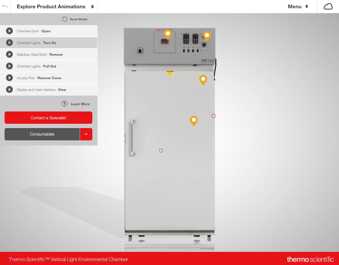 Thermo Scientific Vertical Environmental Light Chamber Virtual Demo