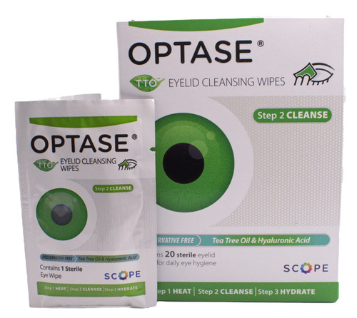 Optase Tea Tree Oil Wipes | Premier Eyes