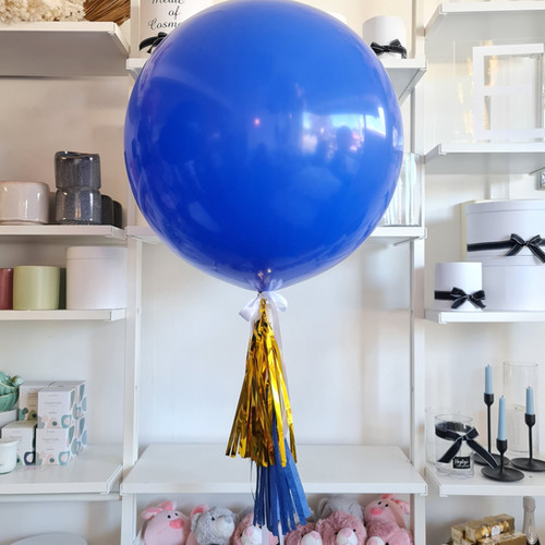 Royal Blue Jumbo Balloon | hayleysflowershop