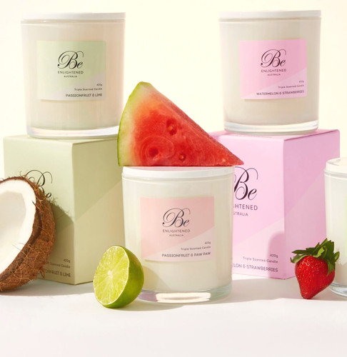 BE ENLIGHTENED - 2 WICK 420G CANDLE | hayleysflowershop