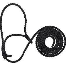 Sullivan's Calf Rope Halter All Black | Limitless Supplies