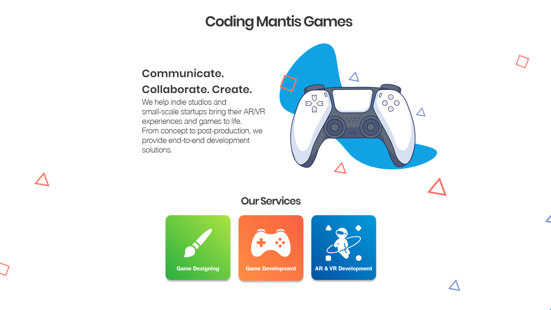 Coding Mantis Games | Game Development Services