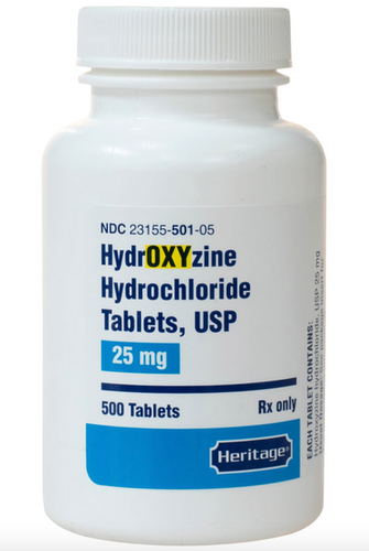 HydrOXYzine HCI Tabs 50mg/500 ct | Chariton