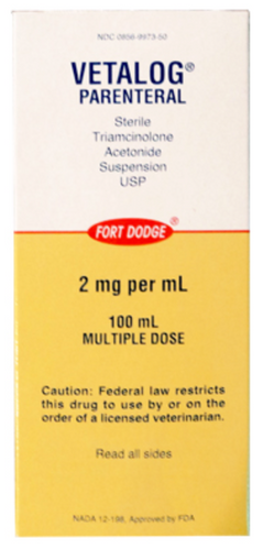 Vetalog Injectable 2 mg/25 mL | Chariton