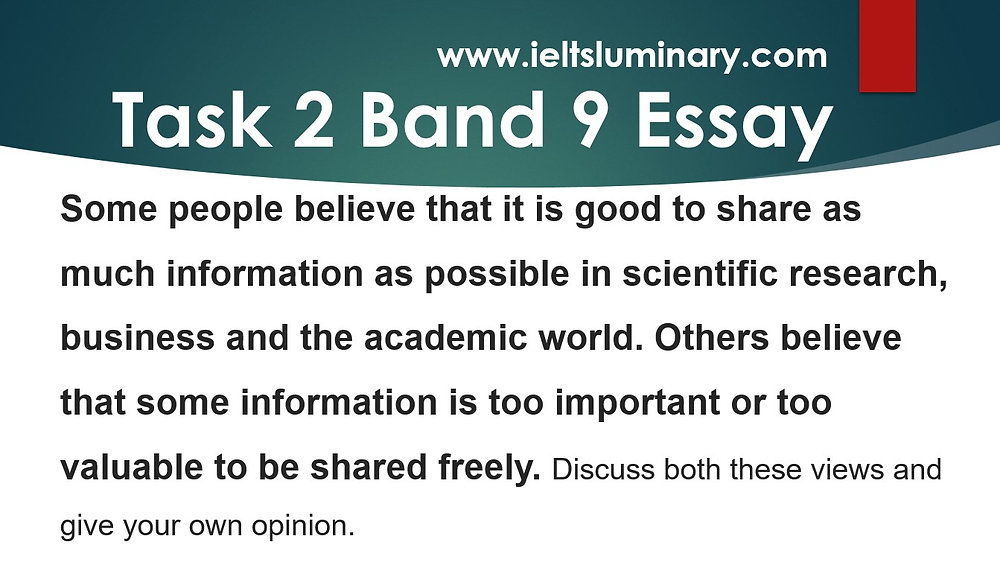 Good to Share as much Information as Possible in Scientific Research ...