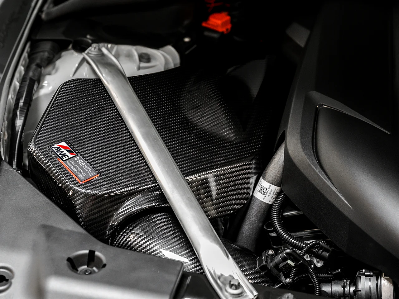 AWE Tuning 2020+ Toyota GR Supra S-FLO Carbon Intake Lid | SMA Fabrication
