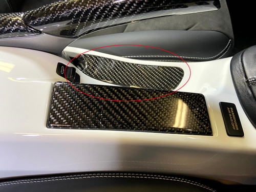 Parking Brake Lever Cover in Carbon Fiber | SMA Fabrication