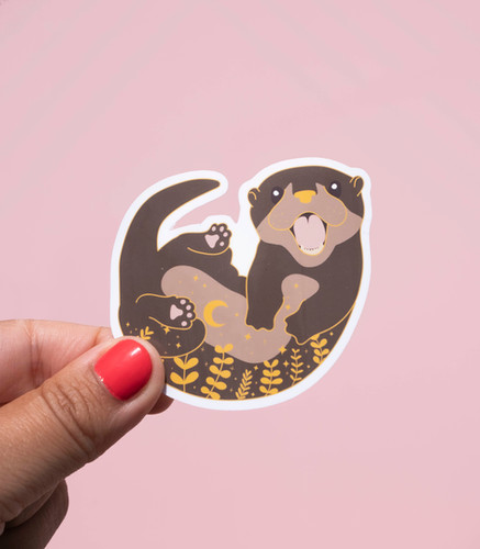 Sticker Loutre | MALICIEUSE SHOP DIY
