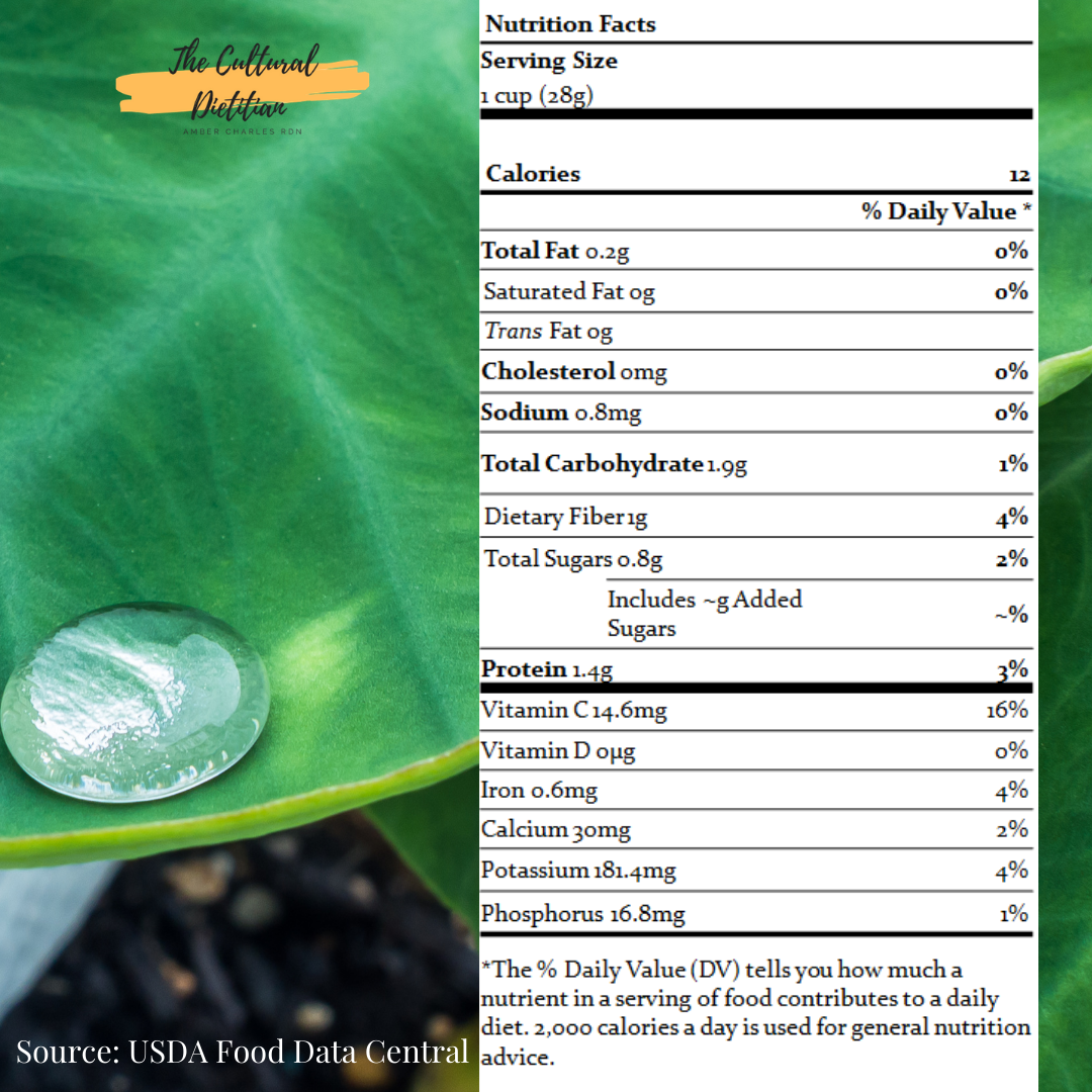 Caribbean Market: Dasheen Bush