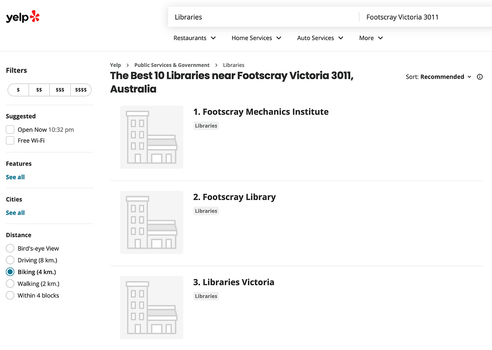 We'll take this commendation - thank you YELP search engine