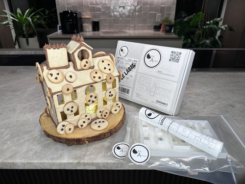Cottage 1 Cookie House Cookie Cutter Construction Set | Edible Architect