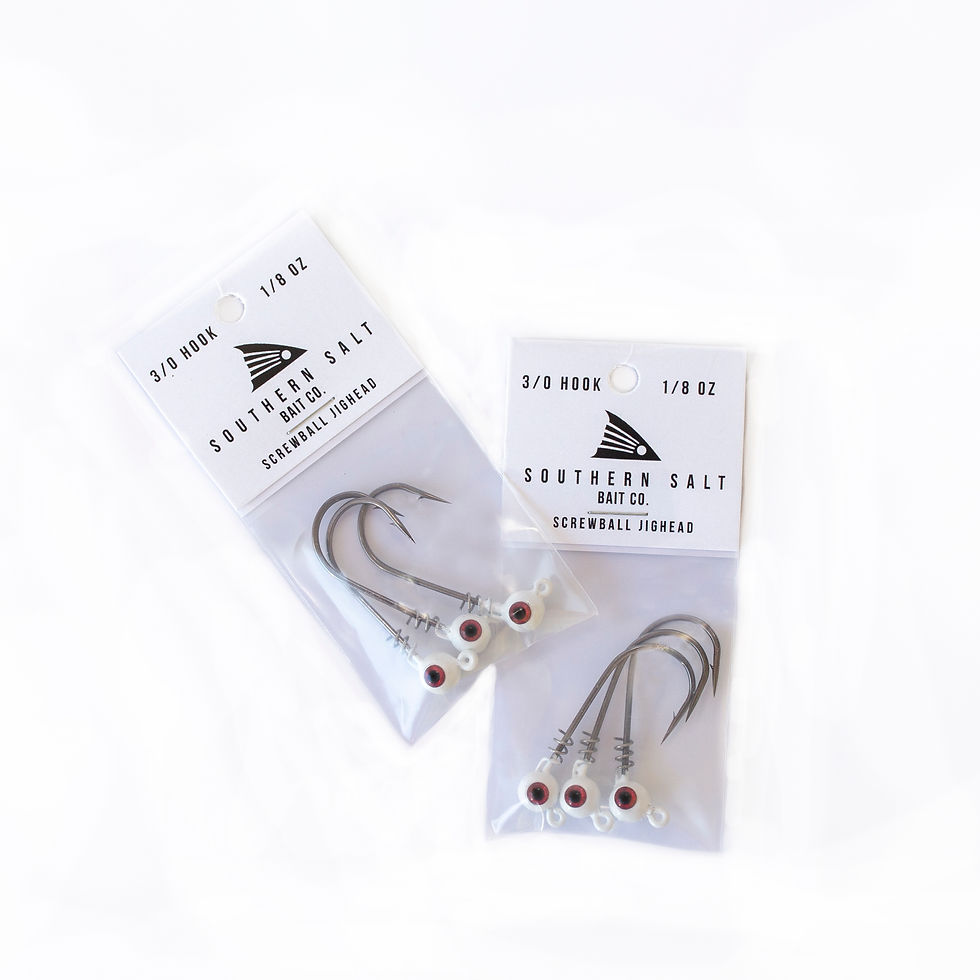 Screw Ball™️ Jig heads | Southern Salt Bait C