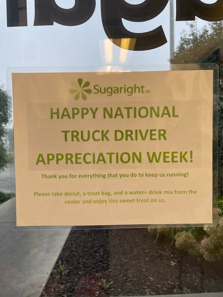 National Truck Drivers Appreciation Week