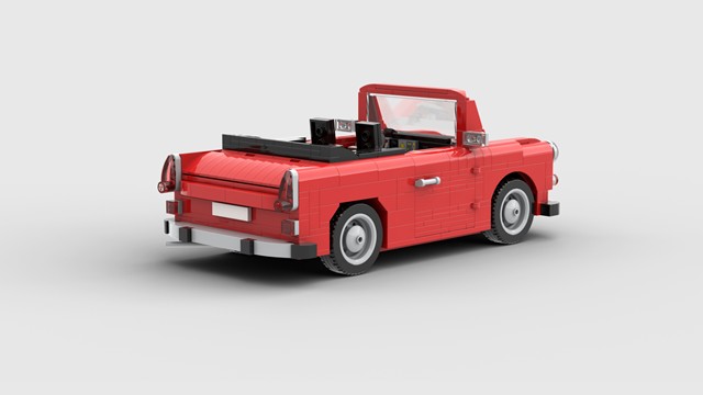 LEGO MOC Trabant 601 Cabrio / Convertible by Brixxbert | Rebrickable ...
