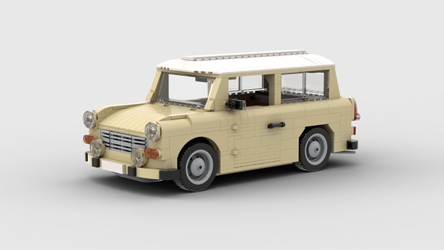 LEGO MOC Trabant 601 Kombi by Brixxbert | Rebrickable - Build with LEGO