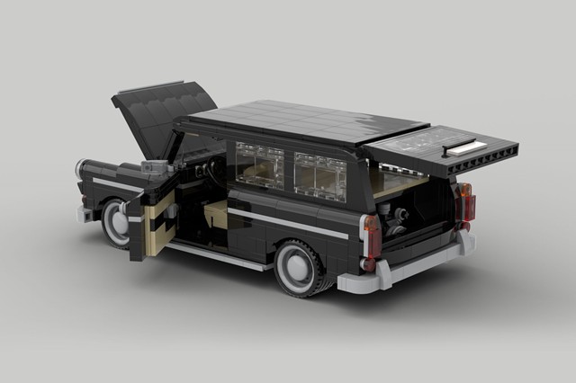 LEGO MOC VW Typ 3 1600 Varaint Black by Brixxbert | Rebrickable - Build ...