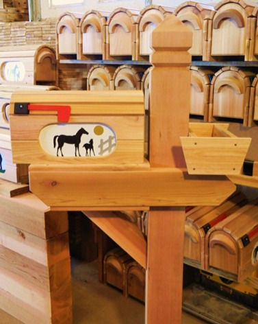 Cedar Mailbox Posts - Enjoy the Natural Beauty of Wood