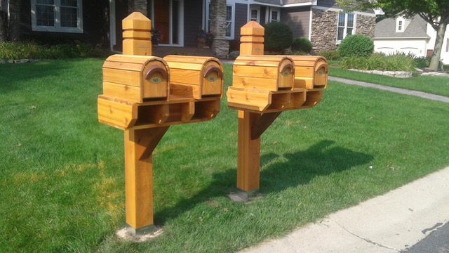 Cedar Mailbox Posts | All Jack's Trades