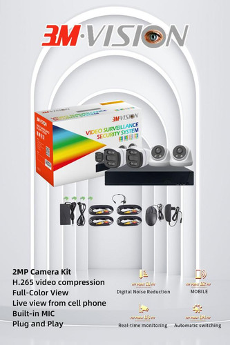 3M-VISION 5MP 4CH KIT 4CHANNEL KIT CCTV | Rightdigit