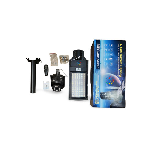 Hieasy Solar Street Light PTZ Dual Lens 4g Camera | Rightdigit