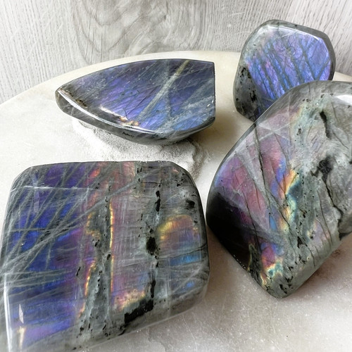Purple Flash Labradorite Freeform | Crystal Mission