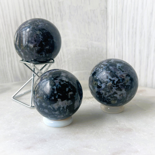 Indigo Gabbro Sphere | Crystal Mission
