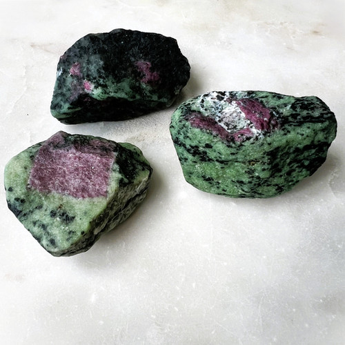 Ruby Zoisite Raw Specimen | Crystal Mission