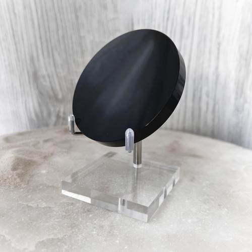 Small Black Obsidian Mirror | Crystal Mission