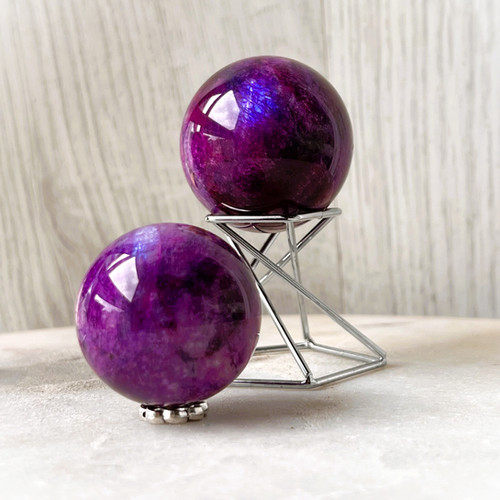 Purple Moonstone Sphere | Crystal Mission