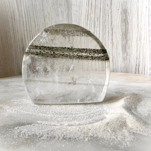 Garden Quartz Circular Freeform | Crystal Mission