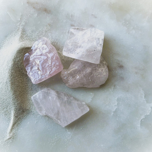 Rose Quartz Slab | Crystal Mission
