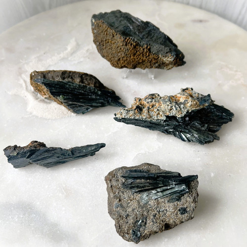 Genuine Vivianite Clusters | Crystal Mission