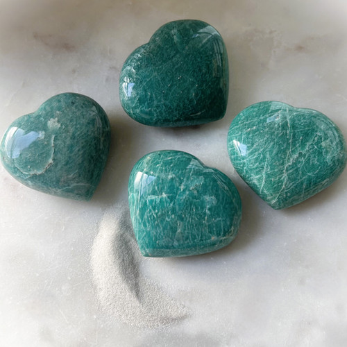 Large Amazonite Heart | Crystal Mission
