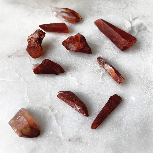 Raw Red Quartz - Morocco | Crystal Mission