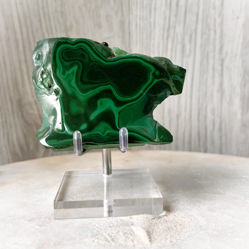 Polished Malachite Slab | Crystal Mission