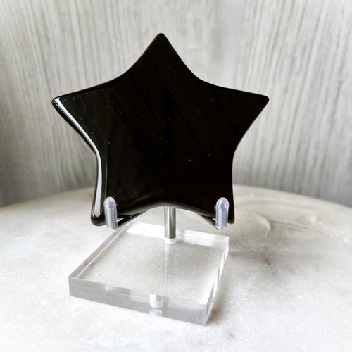 Midnight Lace Obsidian Star | Crystal Mission