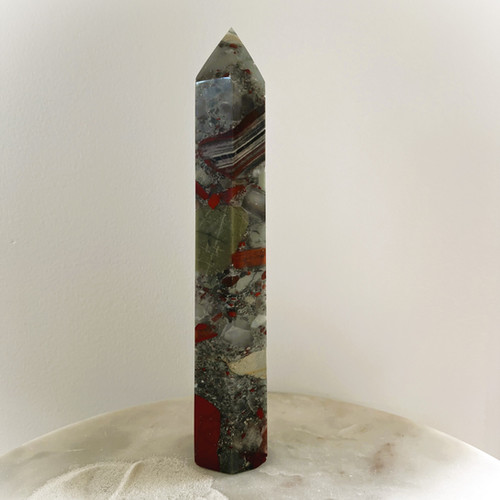 Large African Bloodstone Tower | Crystal Mission