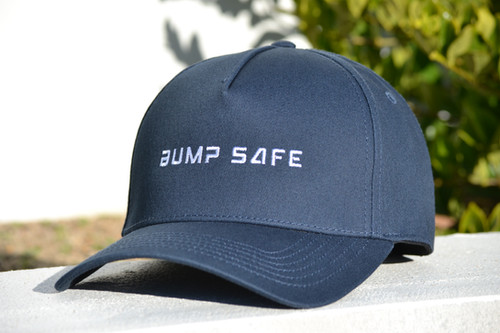 Navy Snap Back Style - Safety Bump Cap | Bump Safe
