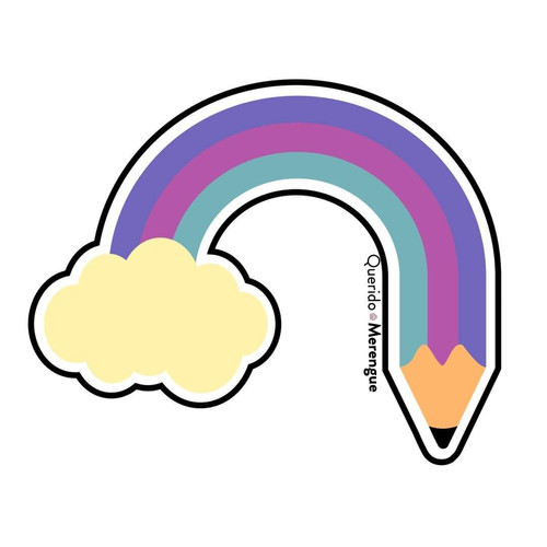 Cortador LAPIZ ARCOIRIS | Querido Merengue