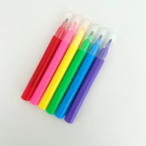 PLUMONES MULTICOLOR MINI PUNTA DELGADA de tinta comestible 6 PZ COOKIE ...