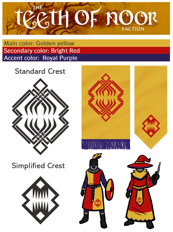 Faction Representation: Colors, Crests, & Gear | Legends of Exile LARP ...