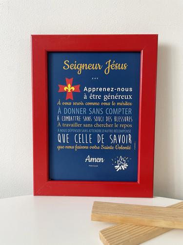 Affiche-prière scoute | CandyGraphiste