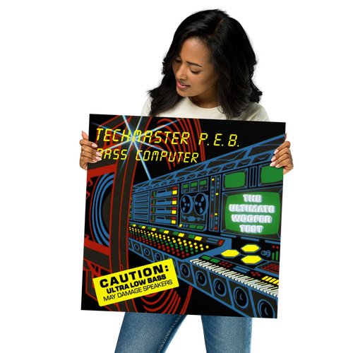 Bass Computer Album Cover Premium Luster Poster | Techmaster P.E.B.