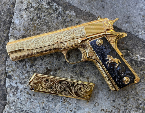 Colt 1911 Infinity 24k Gold | My Site